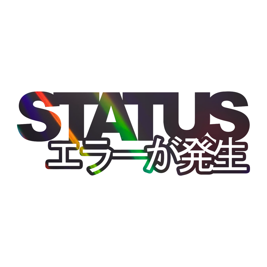 S T I C K E R S – Status Error