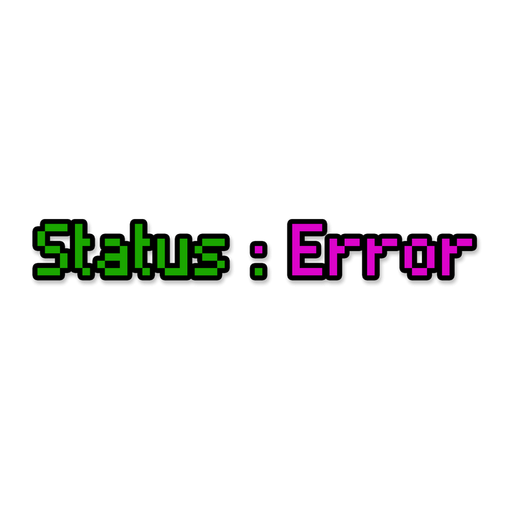 S T I C K E R S – Status Error