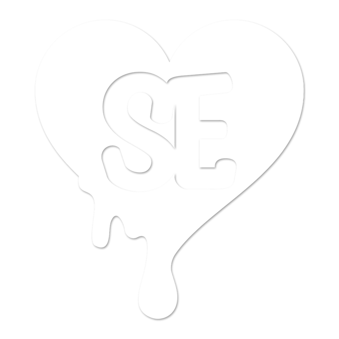 Status Error Heart Drip Logo Sticker